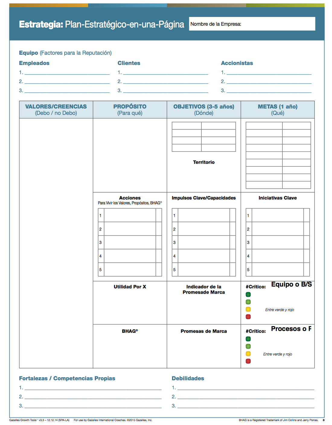 Plan Estratégico en Una Página: cómo alinear a tu equipo y escalar tu ...