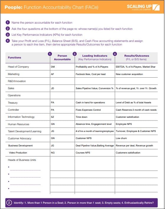 How To Direct Functions & Accountabilities In Your Business (With Charts!)